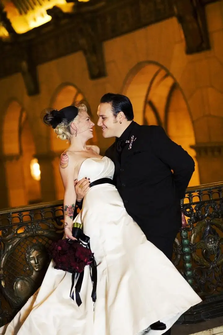 The Rock 'n' Roll-Theme Wedding of Atreyu's Brandon Saller