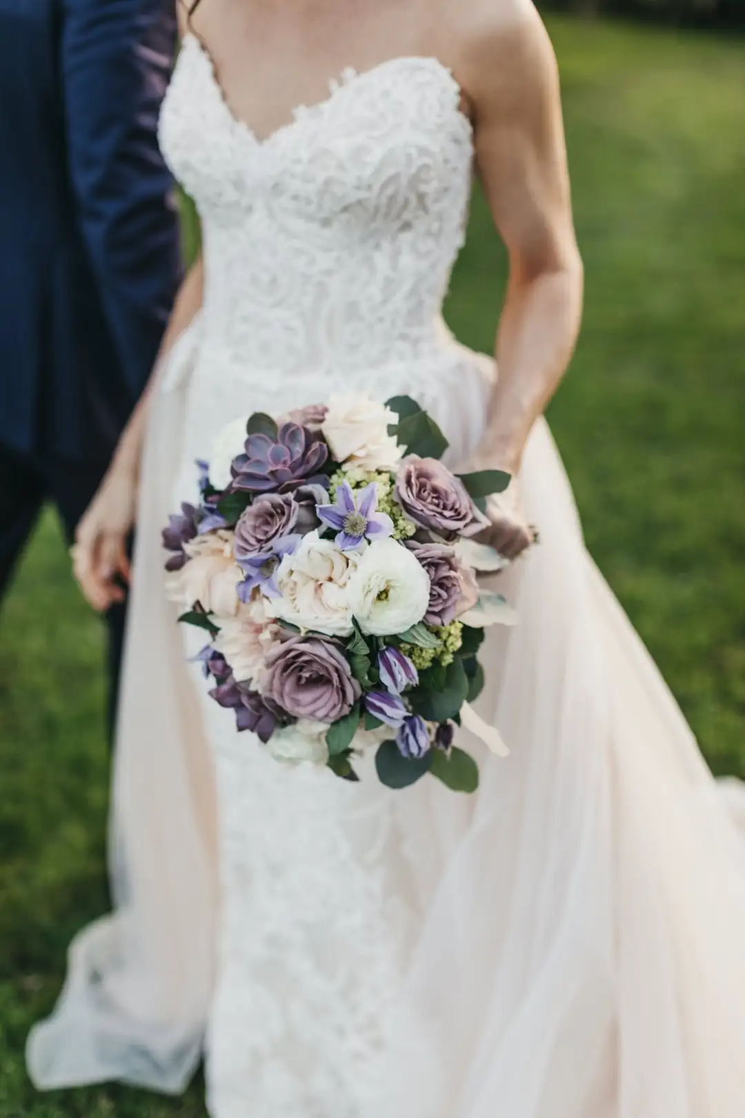 Metallic & Dusty Purple Color Palette at Venue with Stunning Views ...