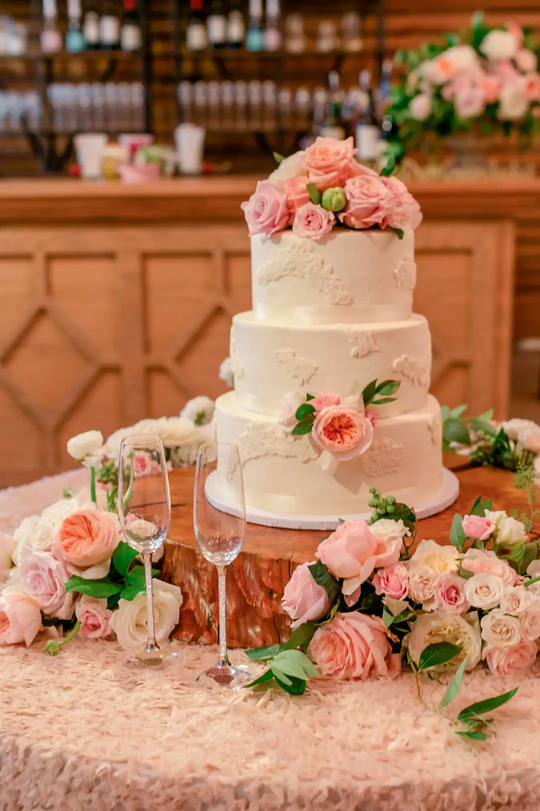 Three-Layer Wedding Cake