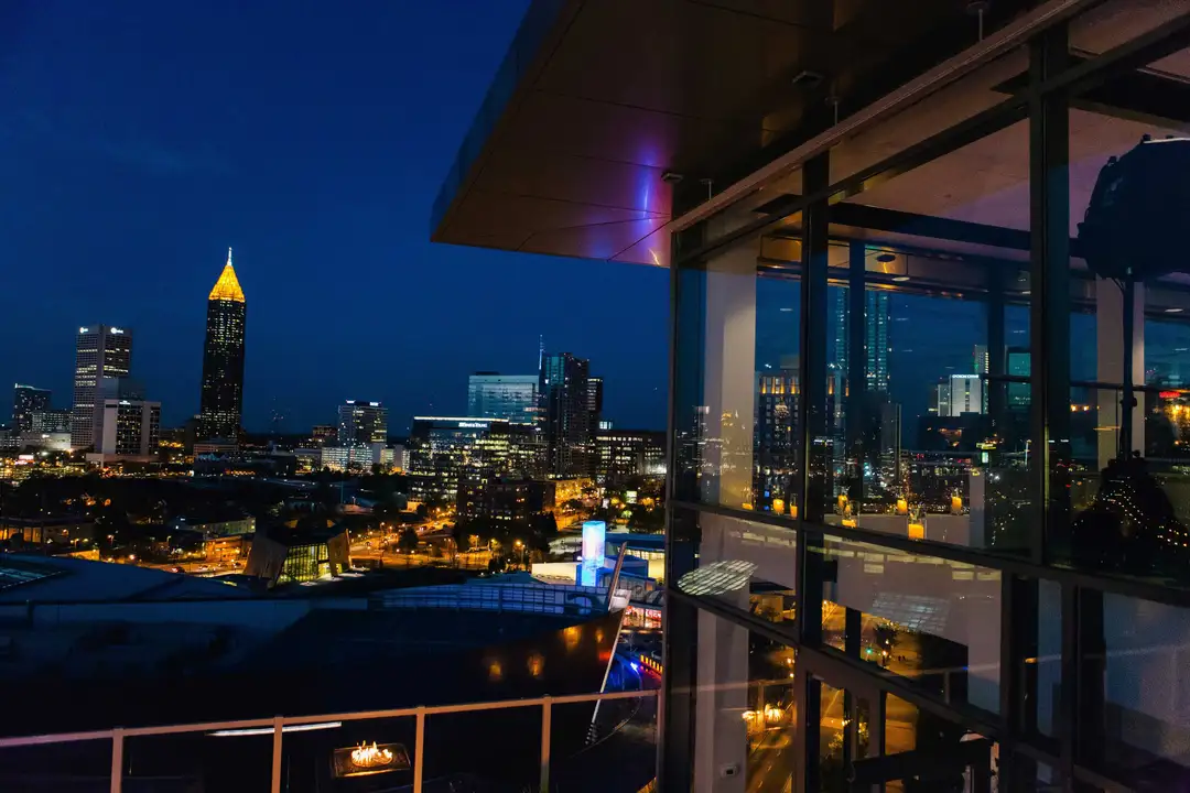 Night Sky Over Atlanta, Georgia