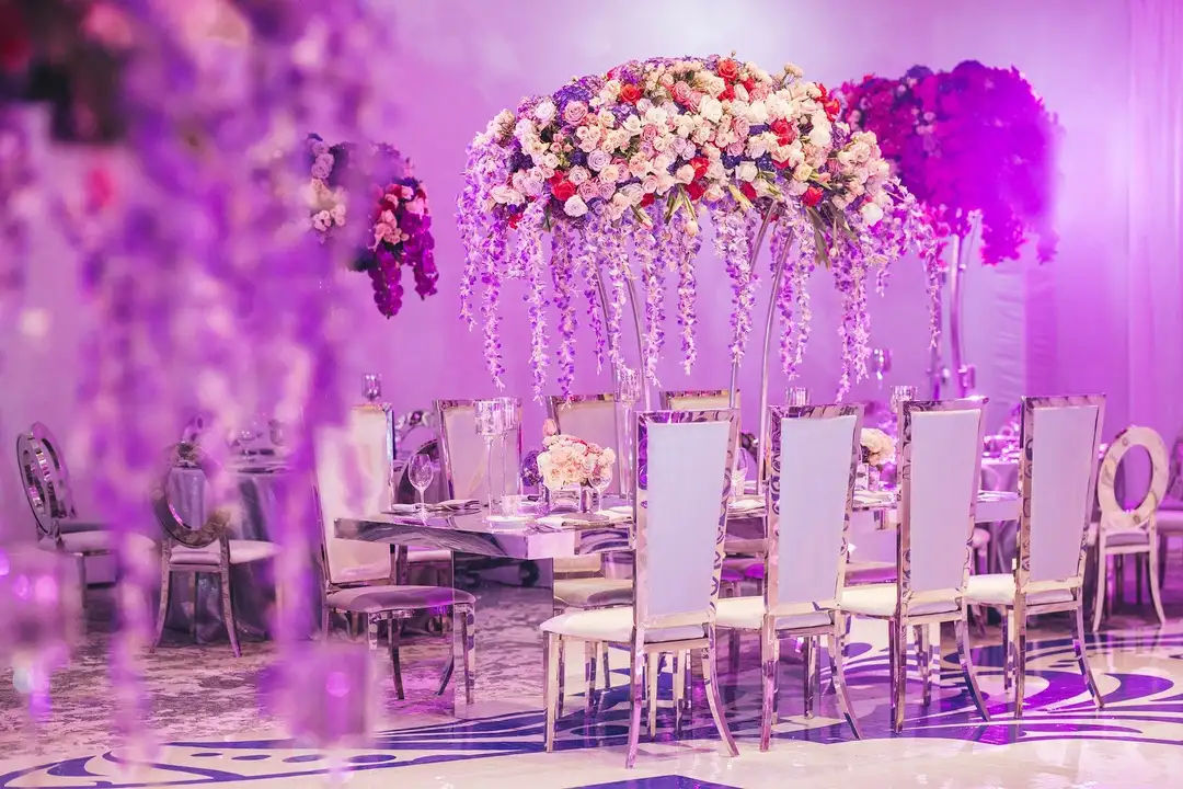 Ballroom Wedding with Bold Palette Inspired by Bride & Groom's Favorite ...