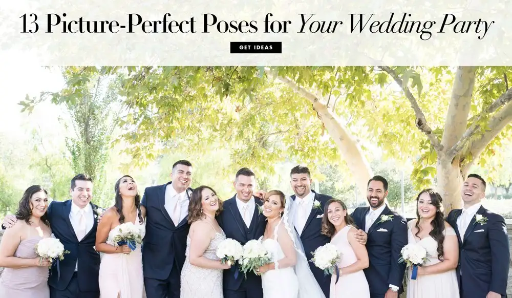 13 Poses to Showcase Your Bridal Party