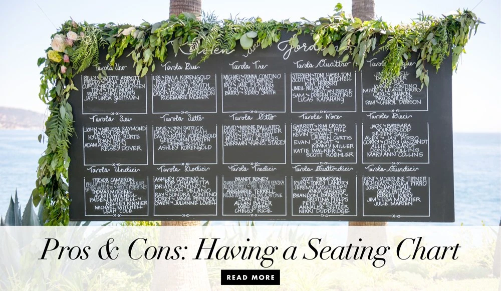 Pros & Cons: Having a Seating Chart
