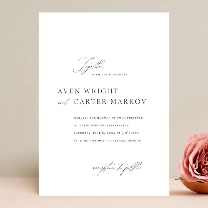 25+ Traditional Wedding Invitations for Classic Weddings