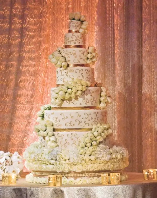 Wedding Cakes With the Midas Touch