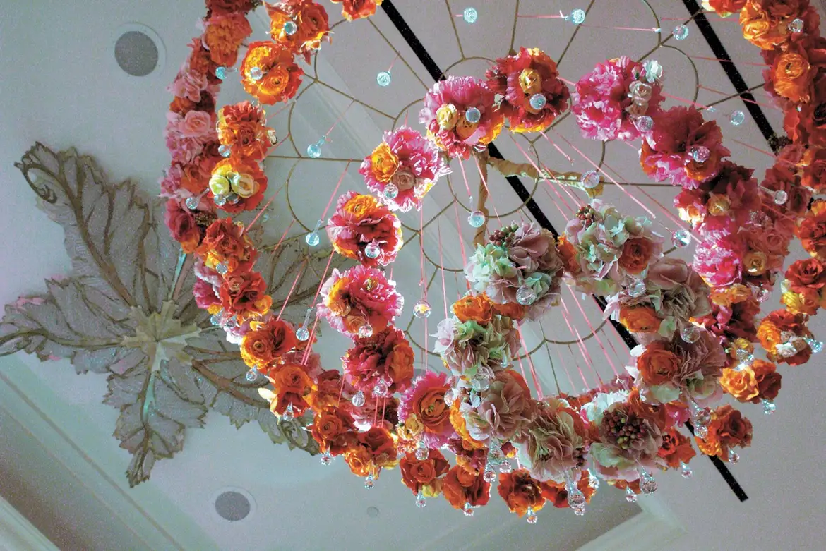 Suspended Floral Fixtures to Wow Your Wedding Guests