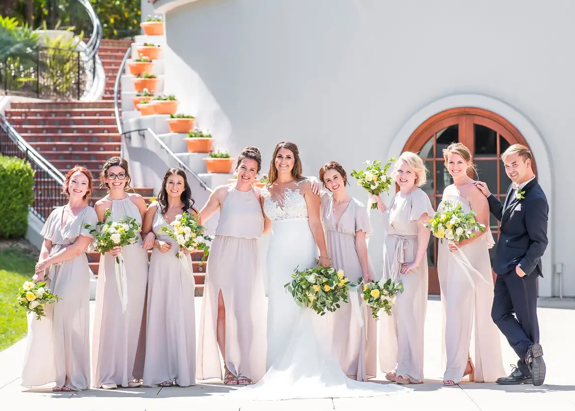 How to Make an Uneven Bridal Party Work