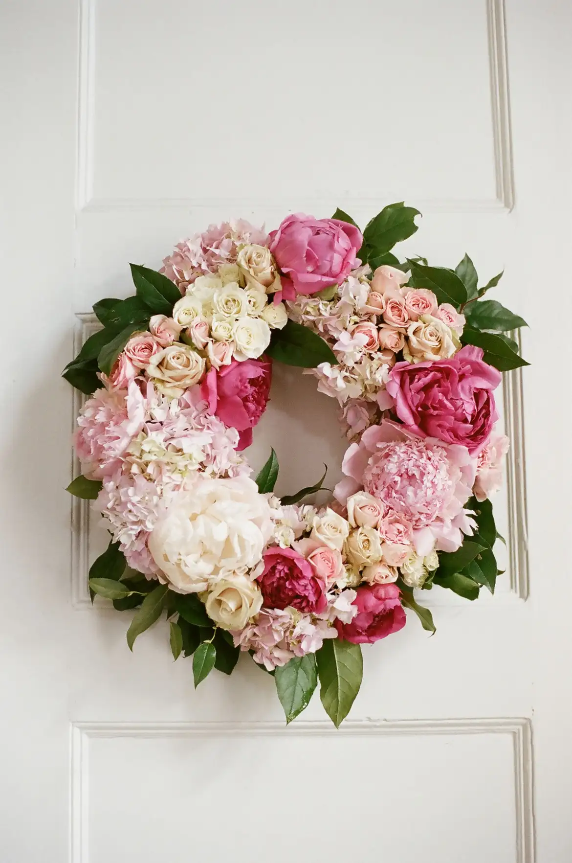 Pink Floral Wreath