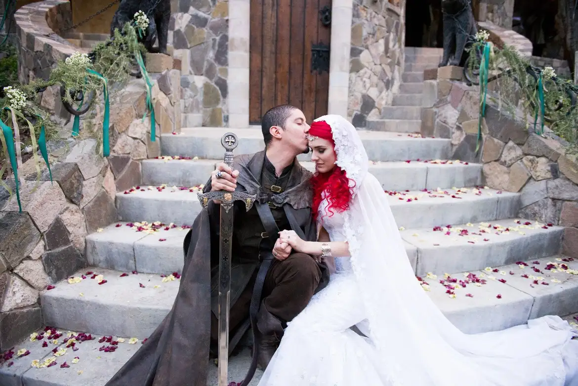 A Magical Game of Thrones and Lord of the Rings Wedding