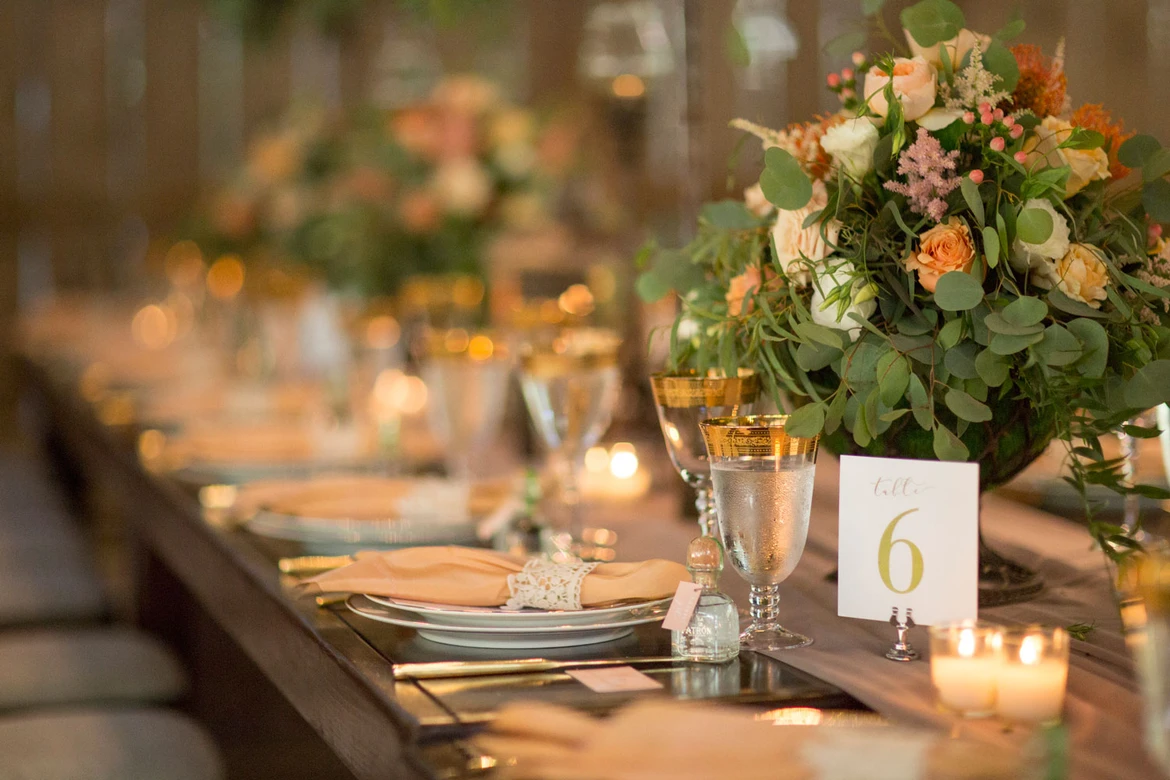 Beautiful Wedding Reception Tables That Don't Have Linens
