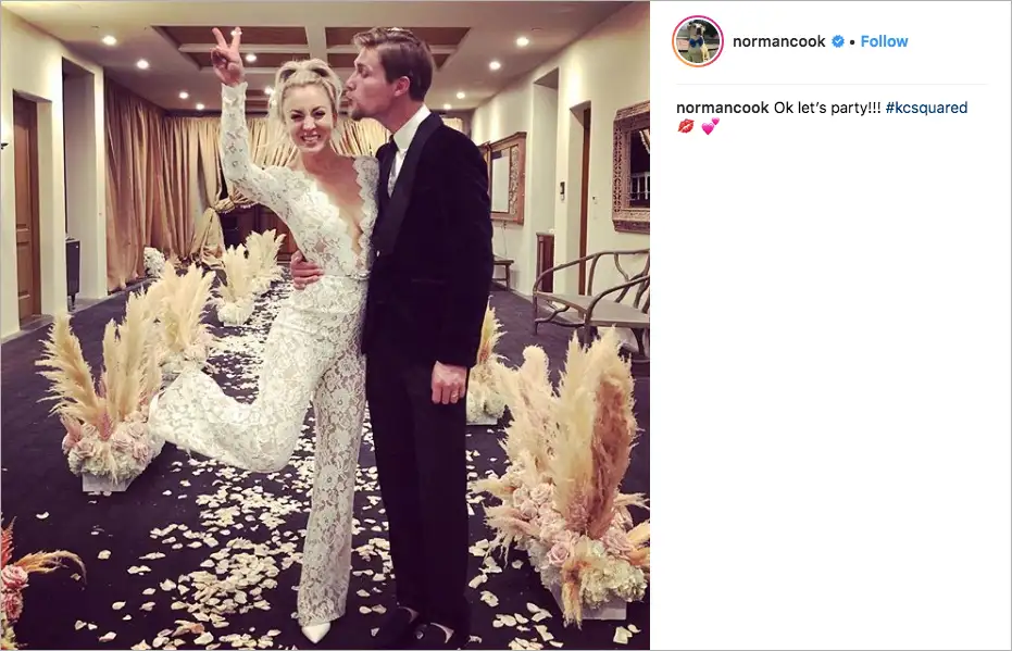 kaley cuoco wedding