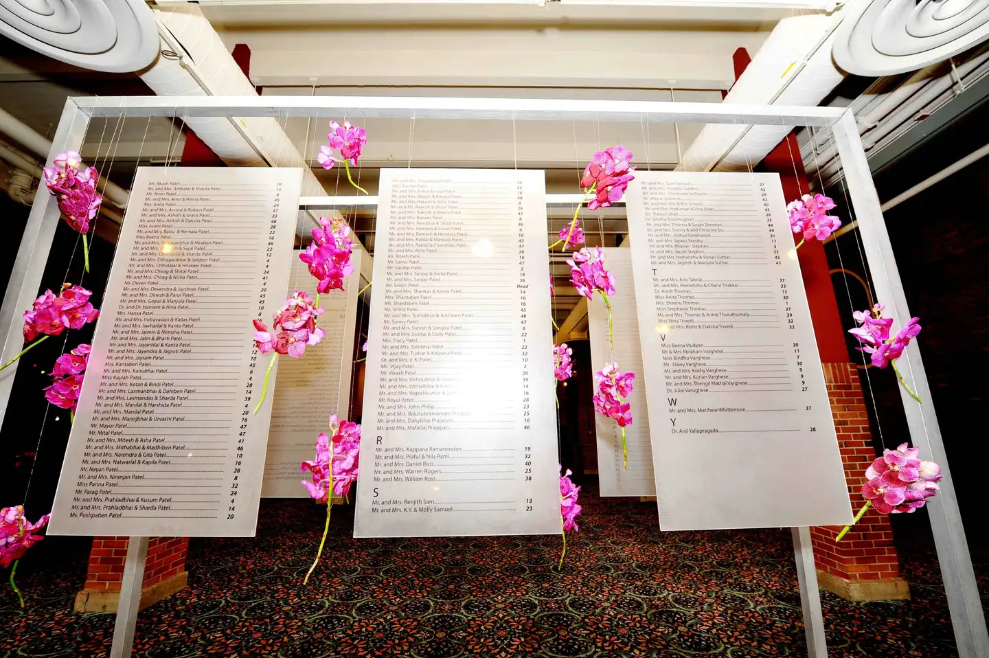 Seating Assignment Display