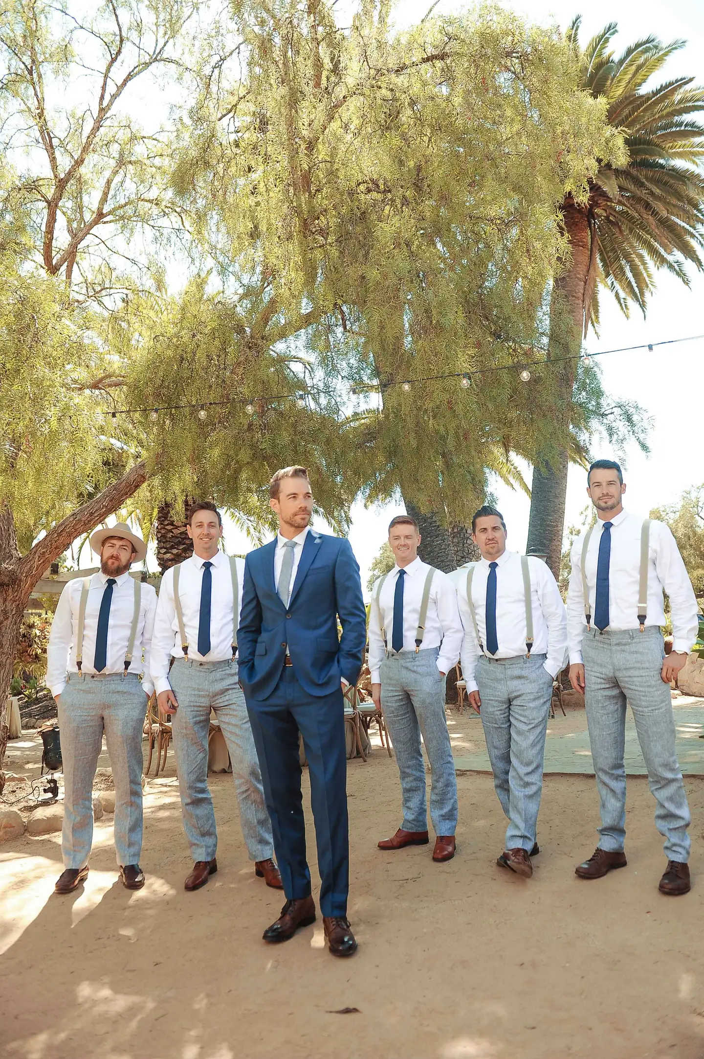 Tim Lopez with His Groomsmen