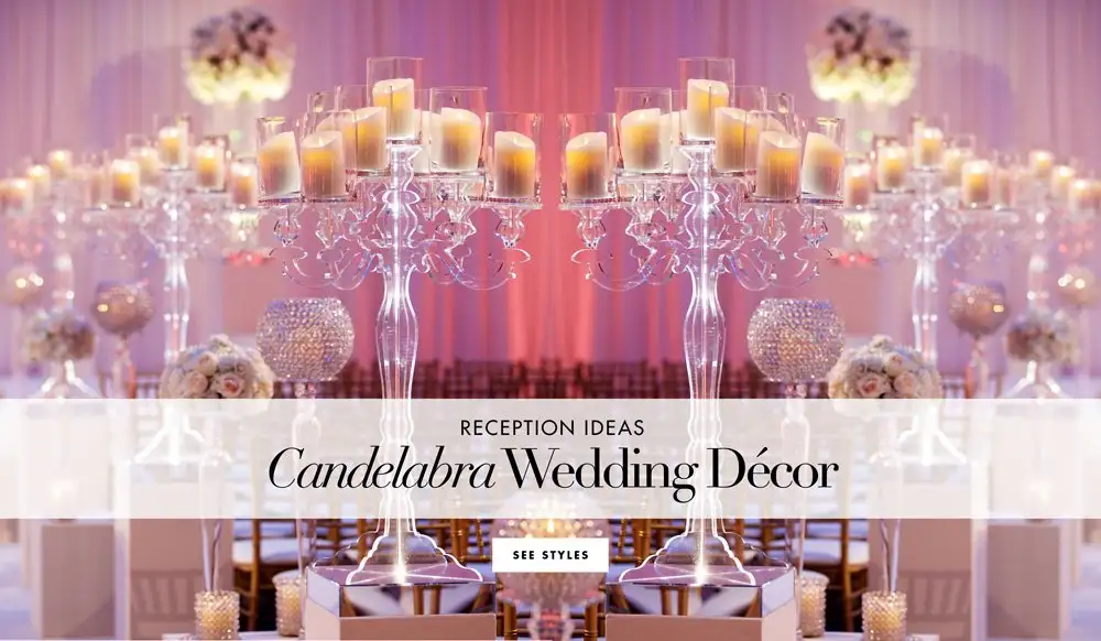 7 Elegant Candelabra Styles for Stylish Wedding Décor