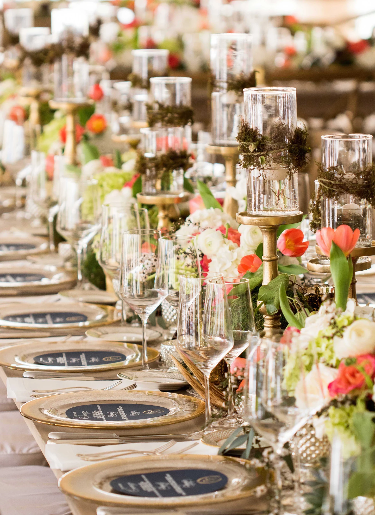 rustic centrepieces