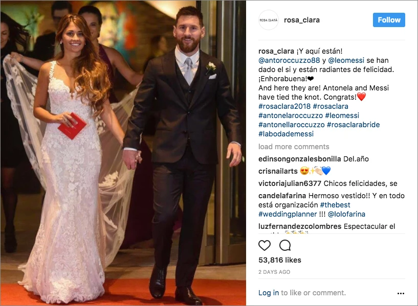 messi wedding