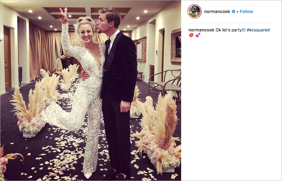 kaley cuoco wedding cake