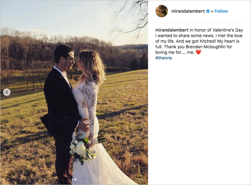 miranda lambert wedding