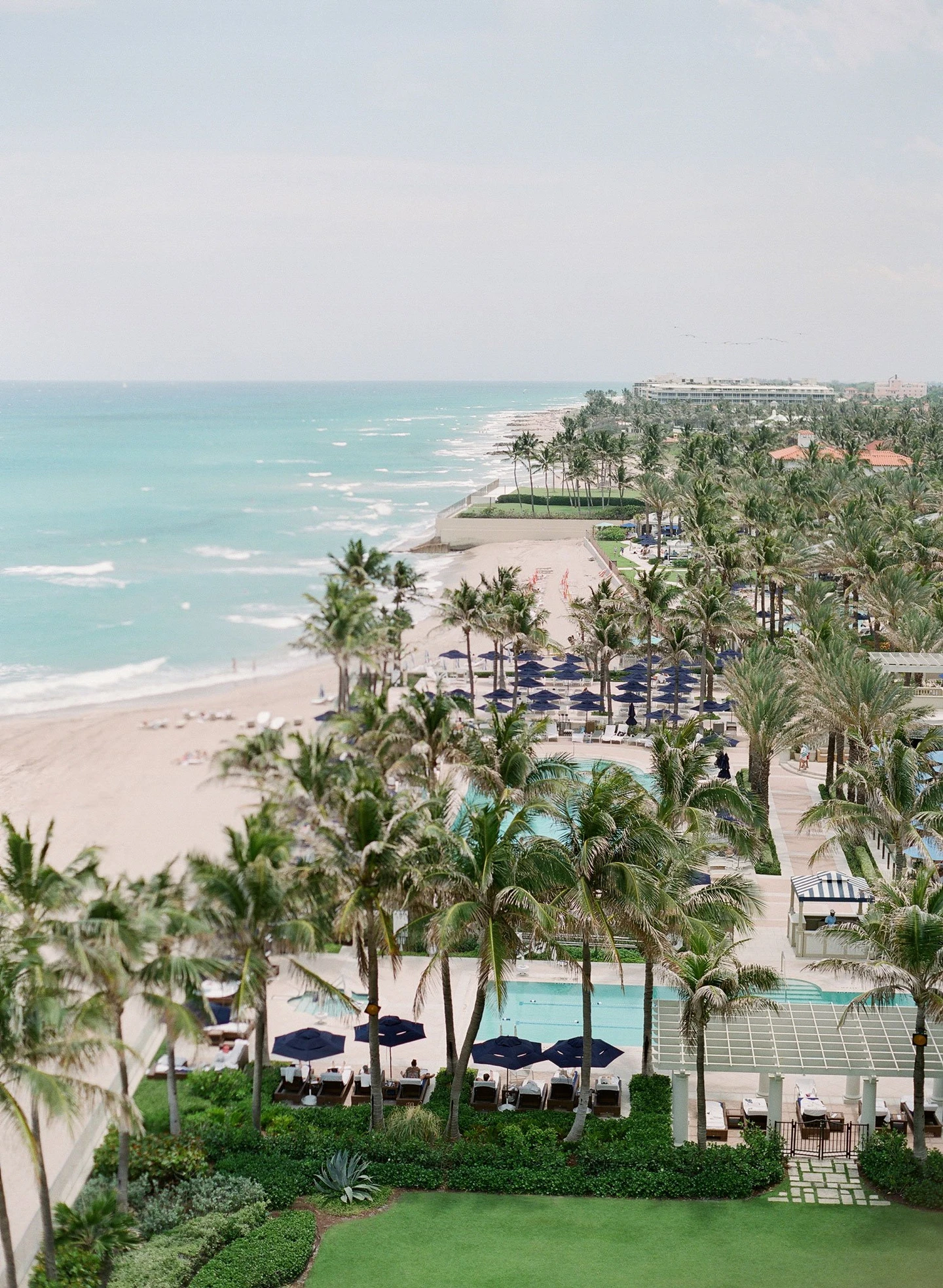 Luxe Destination Wedding with Tropical Décor in Palm Beach