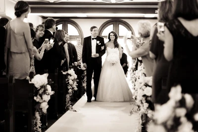 Real Wedding of Brenna McGuire + Brandon Dubinsky - Inside Weddings