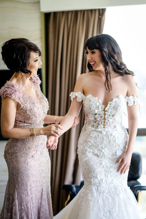 Spring-Themed Pastel Ceremony + Luxury Ballroom Reception