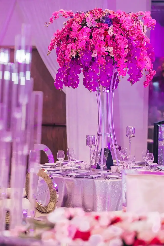 Ballroom Wedding with Bold Palette Inspired by Bride & Groom's Favorite ...