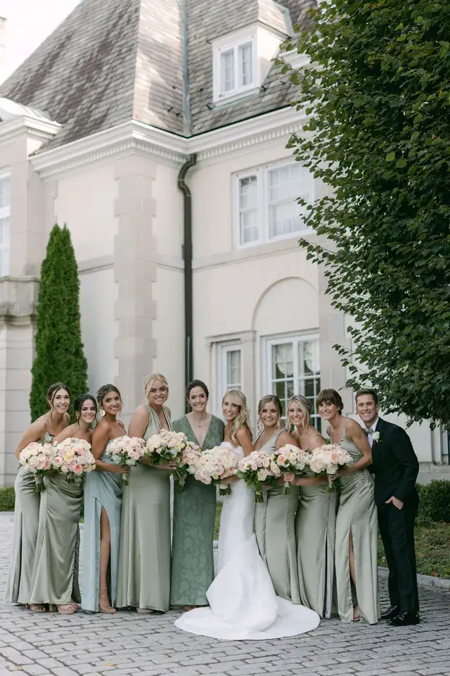 A Tent Wedding at the Bride's Family Home in Akron, Ohio
