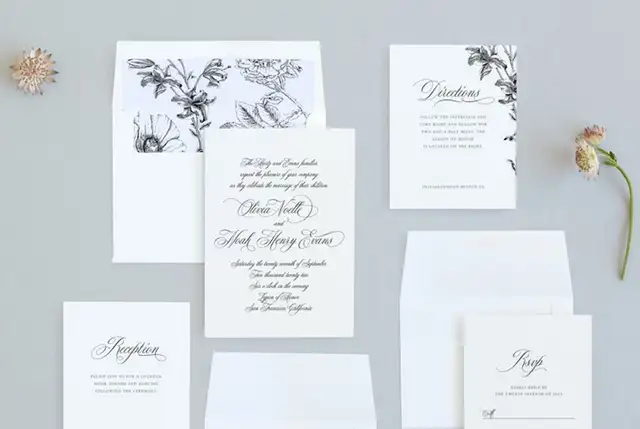 25+ Traditional Wedding Invitations for Classic Weddings