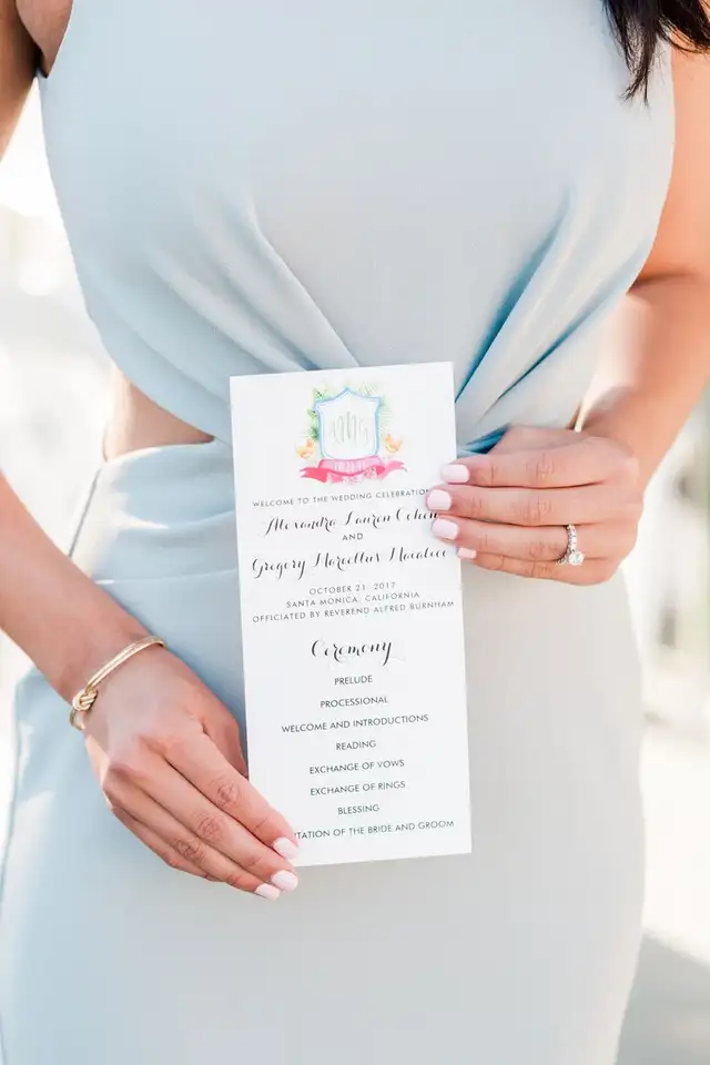 Design Ideas for Your Wedding Ceremony Program