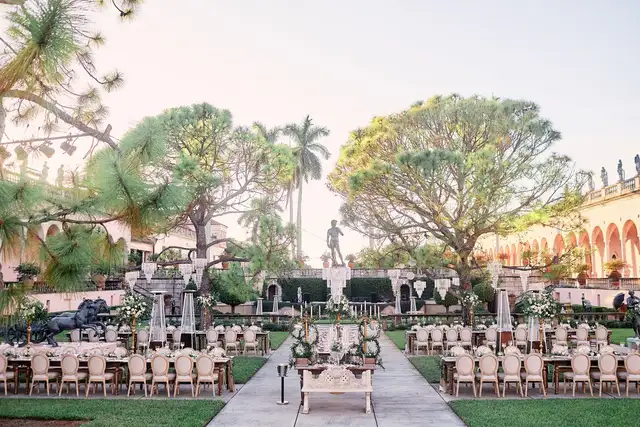 Reception in Garden Courtyard