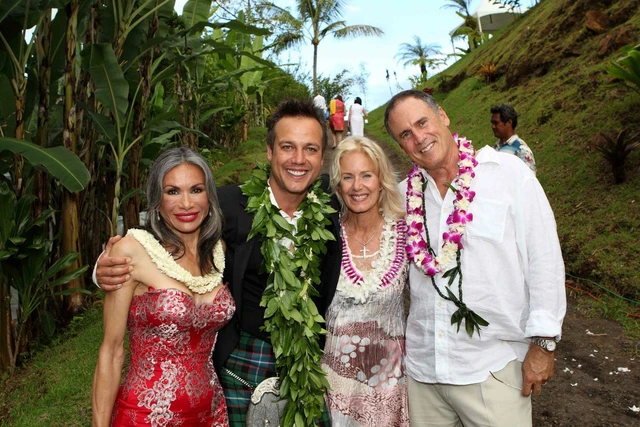 Hair-Industry Heir Angus Mitchell's Hawaiian Wedding