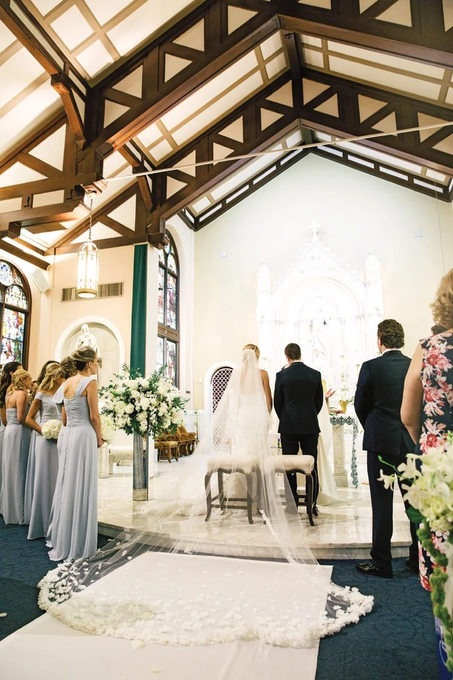 Catholic Ceremony + Organic, Elegant Reception at The Breakers - Inside ...