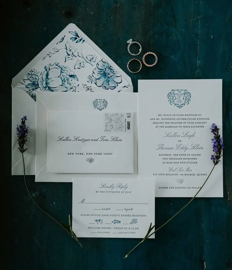 Décor Inspiration for a Beautiful Blue & White Wedding