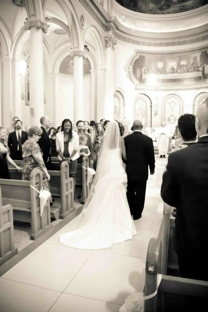 Real Wedding of Enuka Okuma + Joe Gasparik - Inside Weddings