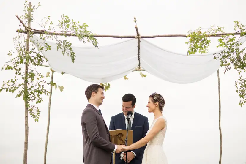 Real Wedding of Lyndsy Fonseca + Noah Bean - Inside Weddings