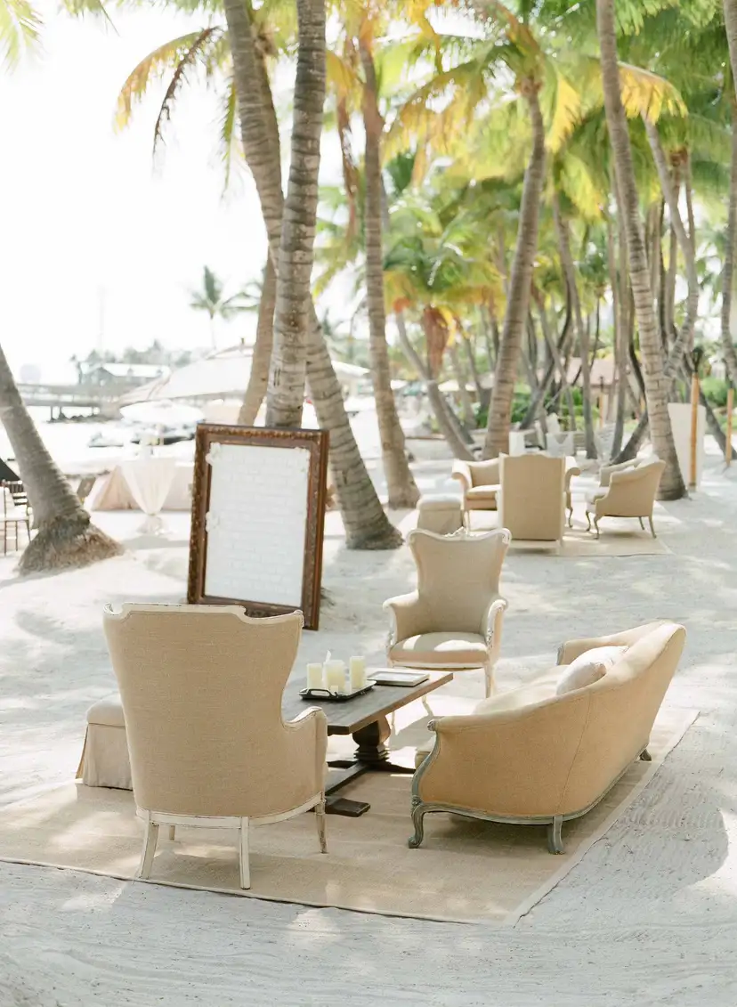 Lounge Area at Beach Cocktail Hour
