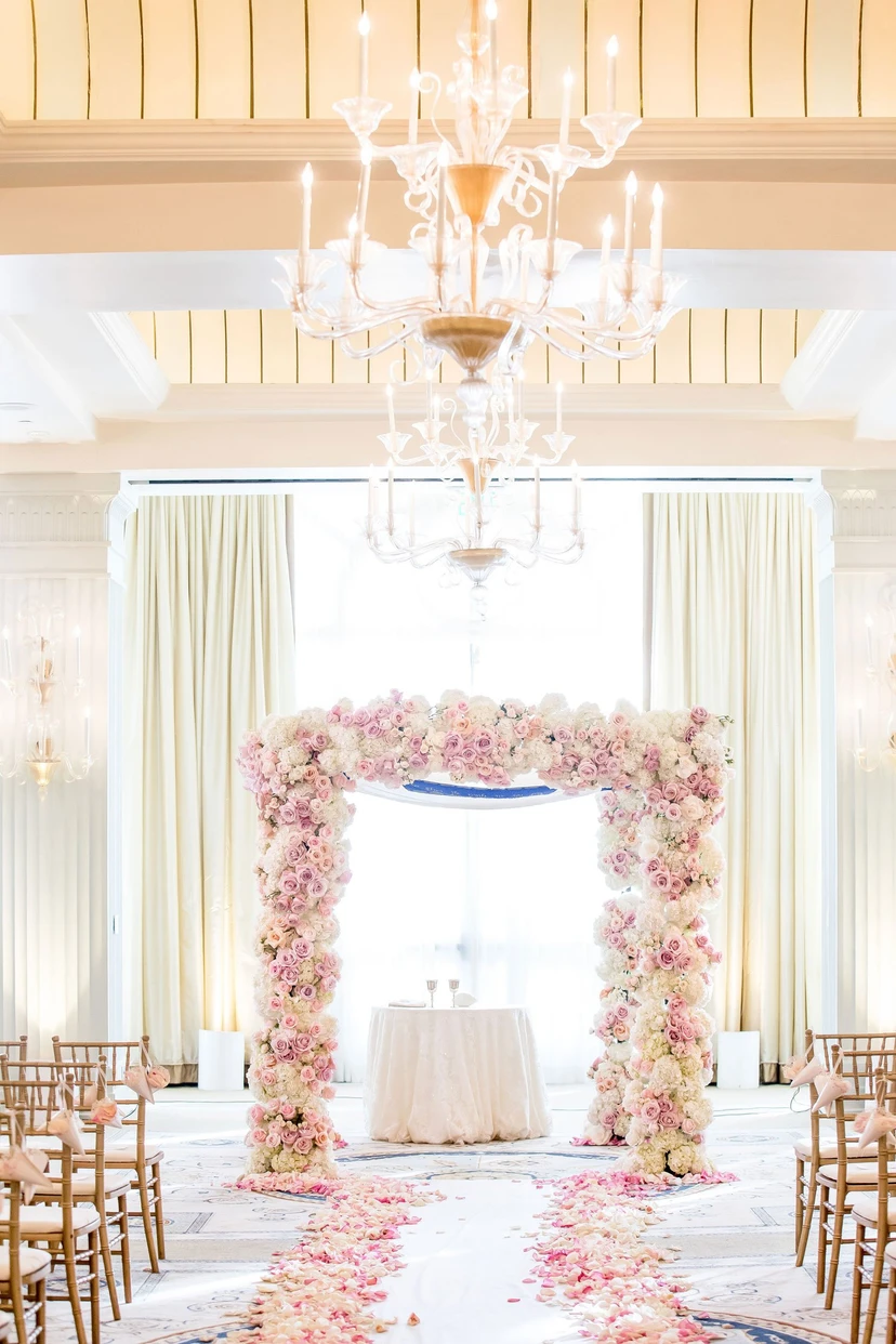 Ballroom Wedding at an Ocean-View Hotel in Santa Monica, California ...